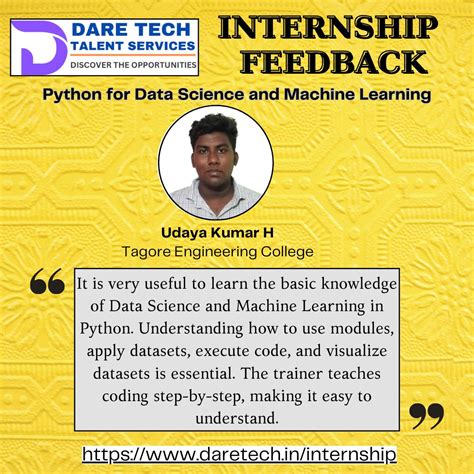 learn about python data science course dare tech talent services