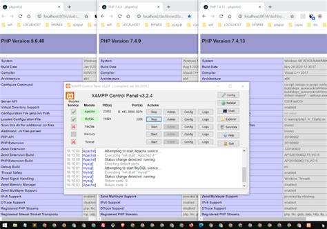 Instalasi And Setting Multi Versi Php Dalam 1 Xampp