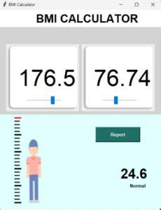 BMI Calculator Using Python With Source Code CodeWithCurious