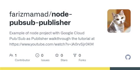 Github Farizmamad Node Pubsub Publisher Example Of Node Project With Google Cloud Pub Sub As