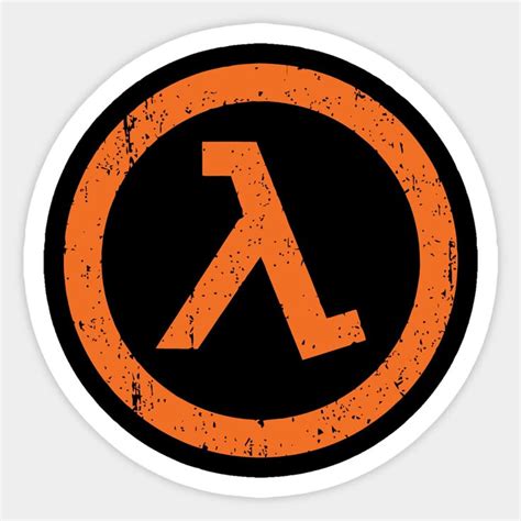 Half Life Lamba Symbol Sticker Half Life