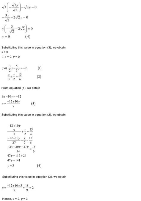 Ncert Solutions For Class 10 Mathematics Chapter 3 Pair Of Linear Equations In Two Variables