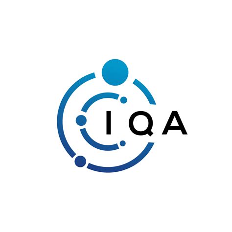 Iqa Letter Technology Logo Design On White Background Iqa Creative Initials Letter It Logo