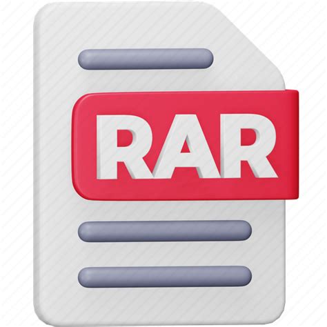 Rar File Format Page Document Extension Rar File Icon Download