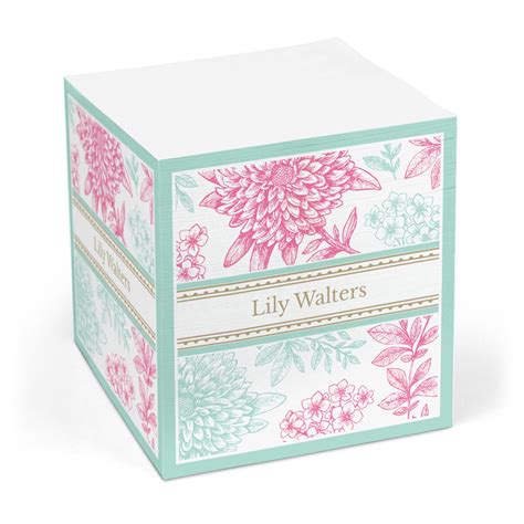 Pom Poms Sticky Memo Cube