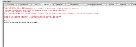 Sửa Lỗi Tried To Run Compiler Executable But Failed Programming