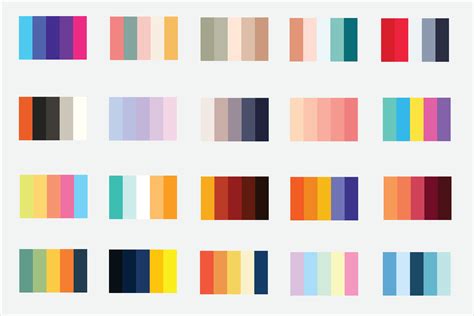 Color Palettes 1 20x5 Discover 20 Sets Of Vibrant Color Palettes 5