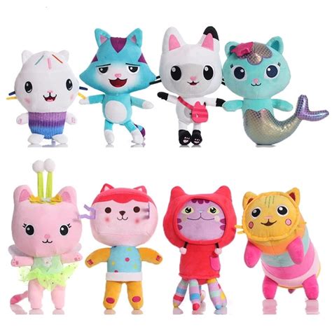 개비 인형의 집 봉제 장난감 Mercat 만화 인형 인어 고양이 인형 어린이 생일 선물 cm AliExpress