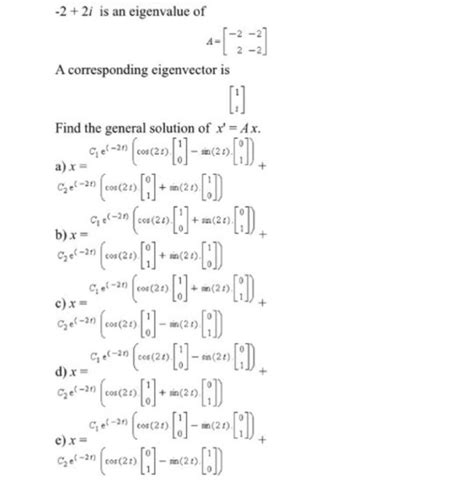 Solved Engineering Mathematics Can You Show Me How To Solve Chegg