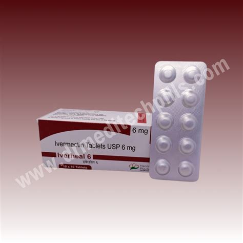 Buy Ivermectin 6mg Tablets Iverheal 6mg Online Dr Meditech Pills