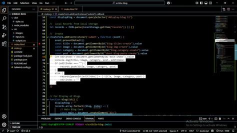 blog crud javascript tailwindcss javascript tailwindcss html5… yukti gupta