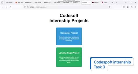 Kanwal Kumar On Linkedin Codesoft Codesoftinternship Webdevelopment