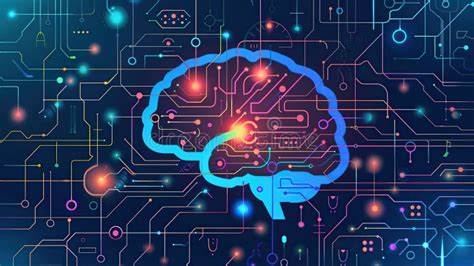 Artificial Intelligence Brain Circuitry Stock Illustration Illustration Of Lines Machine