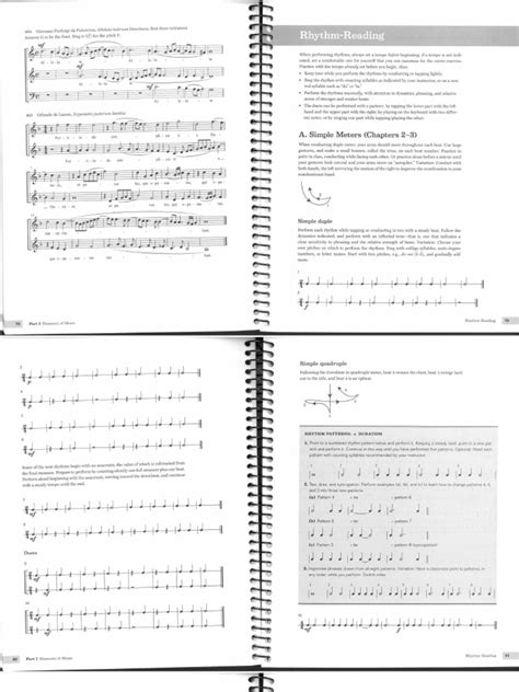 Rhythm Reading Exercises From Clendinning Aural Skills Pdf