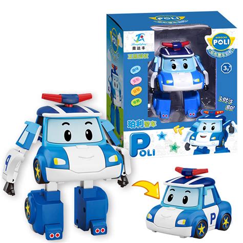 Игрушка робот трансформер Robocar Poli, Хэли трансформер 7,5 см ...