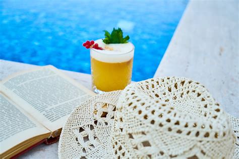 Cocktail Book Pool Free Photo On Pixabay Pixabay