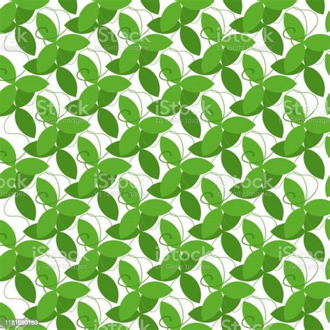 단풍의 매끄러운 질감 수분이 많은 채소 추상적인 녹색 잎이있는 원활한 벡터 배경 벡터 벡터 일러스트레이션 개체 그룹에 대한 스톡 벡터 아트 및 기타 이미지 Istock