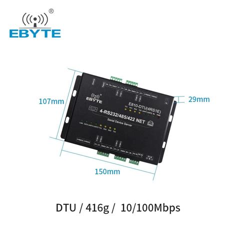 Ebyte E810 Dtu 4rs1e Modbus Rtu Modbus Tcp Ethernet Converter 4