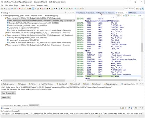 ccs tms320f28377d a strange question using f021 flash api on f28377d