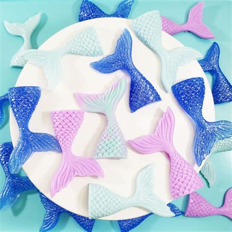 Mermaid Tail Soap Mermaid Party Favors Mermaid Shower Etsy