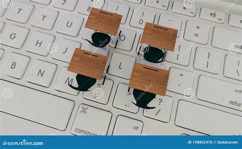 Digital Classroom Concept For Online Education 3d Rendering Stock