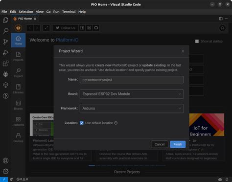 Using Husarnet Under Platformio Ide Husarnet