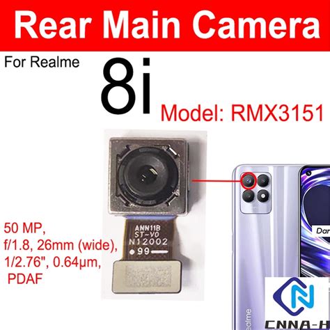 Front Back Camera For Realme I Rear Primary Front Selfie Camera Module Flex Cable Replacement