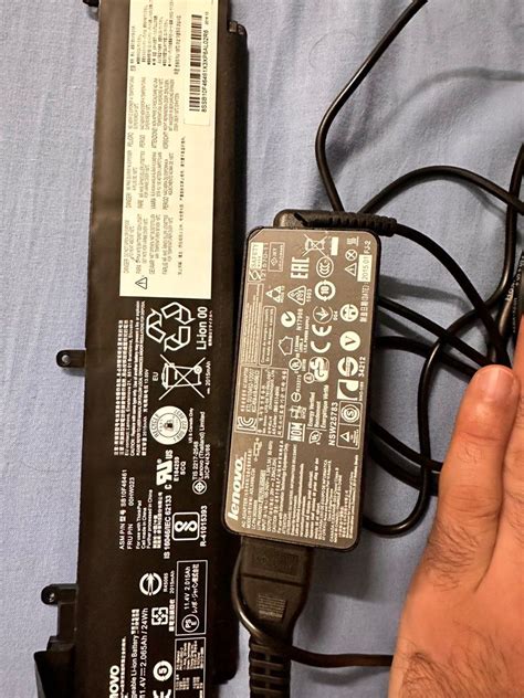 Lenovo Thinkpad Charger Original And Thinkpad 470s Battery 1 Computers Tech Laptops