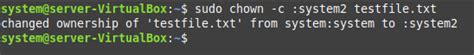 chown command in linux linuxways