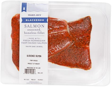 Trader Joes Blackened Salmon Seasoned Boneless Fillet Fig App