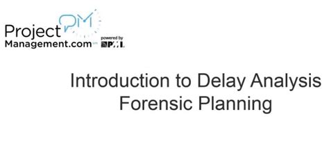 Top 10 Courses To Learn Forensic Schedule Delay Analysis