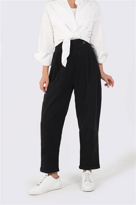 شلوار پارچه ای ساده زنانه فروشگاه اینترنتی بادی اسپینر