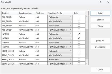 Question How To Batch Build Specific Project For A Visual Studio Solution With Msbuild Issue