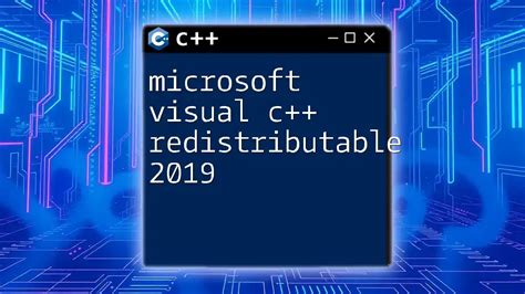 Mastering Microsoft Visual C 2015 2022 Redistributable