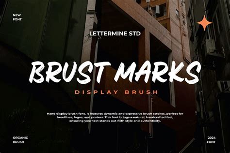 Brust Marks Font Dafont Free