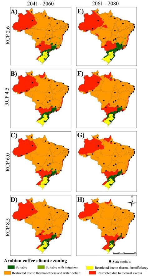 Climatic Zoning For Coffea Arabica In Brazil Under Different Climate