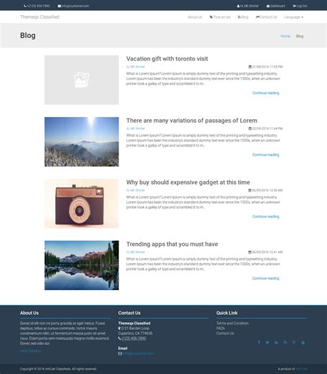 Themeqx Advanced Php Laravel Classified Ads Cms Themeqx