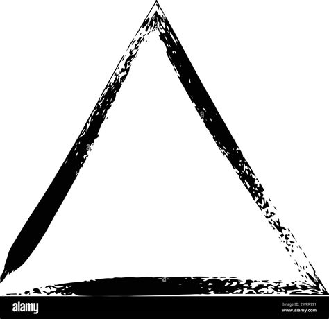 Triangle Grunge Texture Element Frame Border Shape Icon For Decorative
