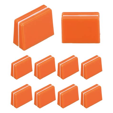 Uxcell Universal Fader Knobs Orange Mixer Fader Caps Slider