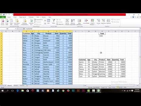 Microsoft Excel Advanced Filter Bangla Tutorial YouTube