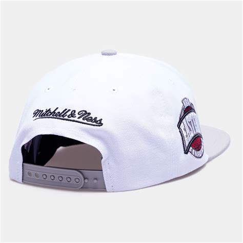 Mitchell And Ness Nba Core Iv Snapback Chicago Bulls Καπέλο Άσπρο