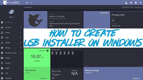 FreeNAS How To Create FreeNAS USB Installer On Windows YouTube