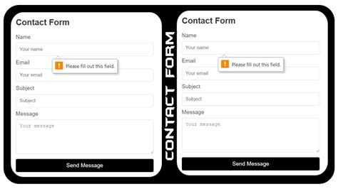 How to create a Contact Form using by HTML and CSS step-by-step Tutorial - YouTube