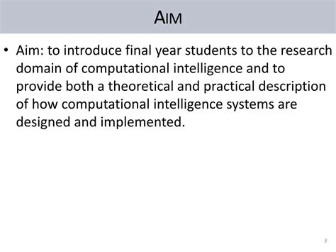 Ppt Computational Intelligence Introduction Powerpoint Presentation