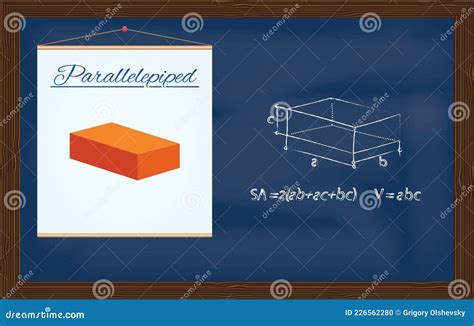 Parallelepiped Sketch Hand Drawing Black Outline On White Background