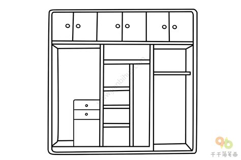 简笔画衣柜里的衣服 衣柜衣服简笔画 大山谷图库
