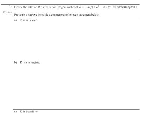 Solved Need Help Proving And Disproving