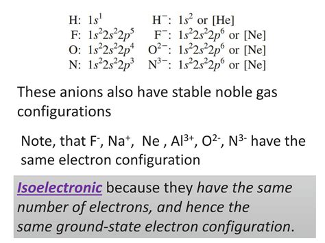 Solution Electron Configurations Of Cations And Anions Shielding