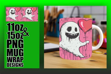 Heartfelt Ghost Mug Design Graphic By Digitaldarius · Creative Fabrica
