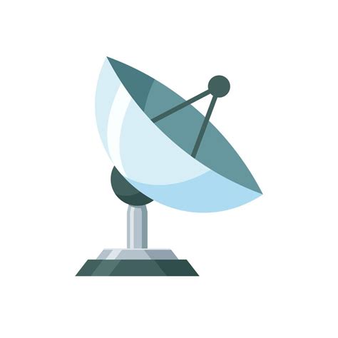 Radar Dish Antenna Vector 16182128 Vector Art At Vecteezy